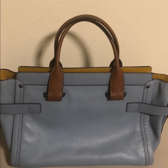 Coach | Bags | Coach Baby Blue Swagger Bag | Poshmark